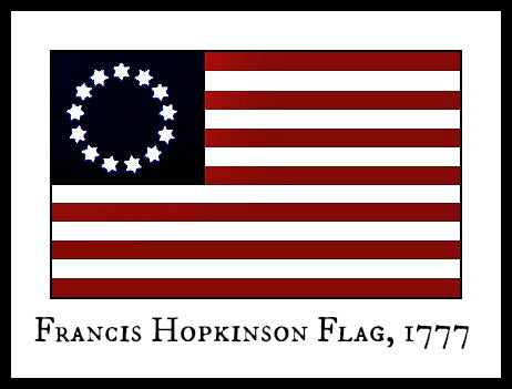 the francis hopkinson flag coloring pages