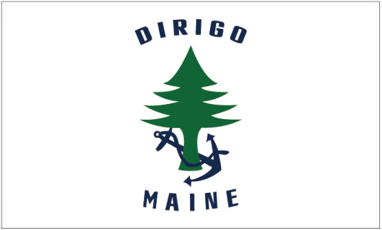Dirigo Maine Naval Ensign 3'X5' Flag Rough Tex® 100D