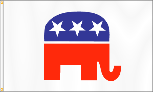Republican 3x5ft Nylon 150d Flag