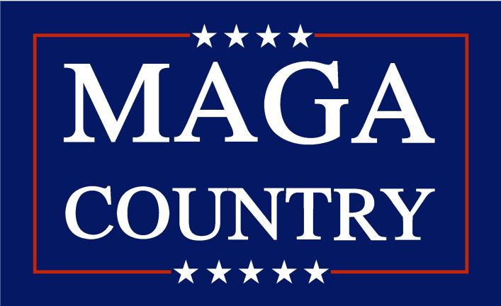 MAGA Country Blue 3'x5' Flag ROUGH TEX® 68D Nylon Make America Great A