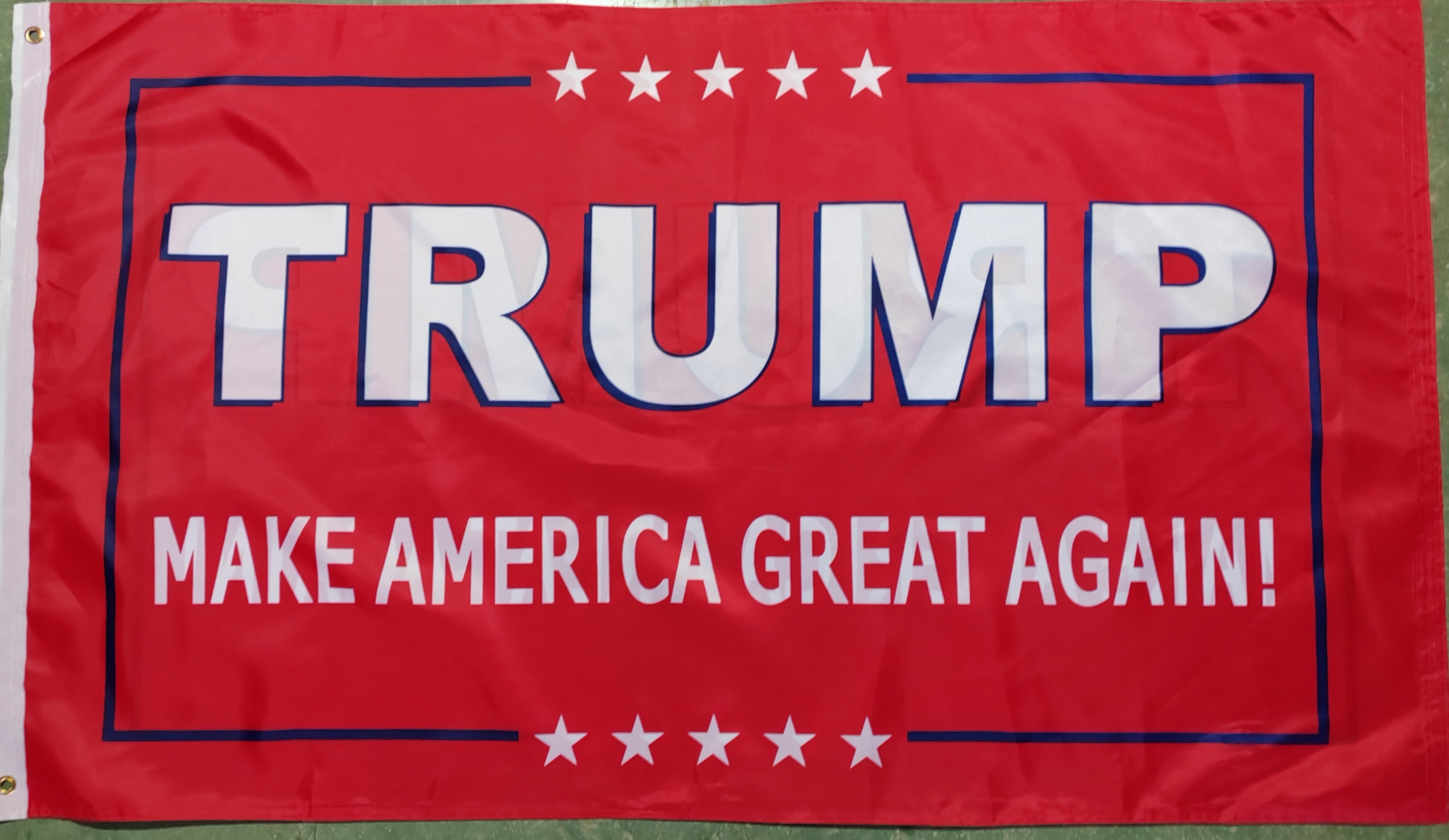 Trump Make America Great Again Red 3'X5' Flag ROUGH TEX® 150D Nylon