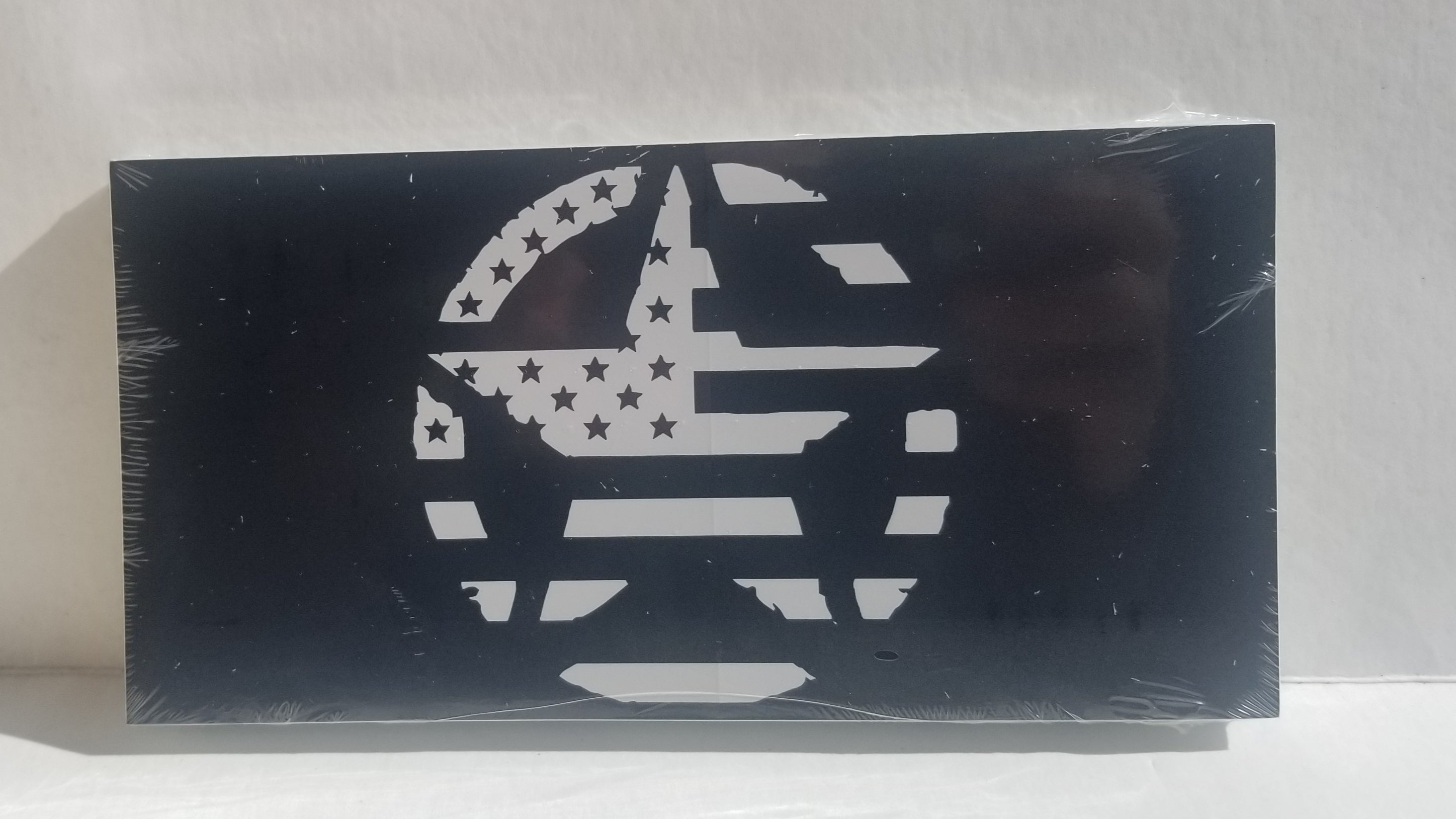 Texas American Made in USA - Bumper Stickers American Flag in Blackout