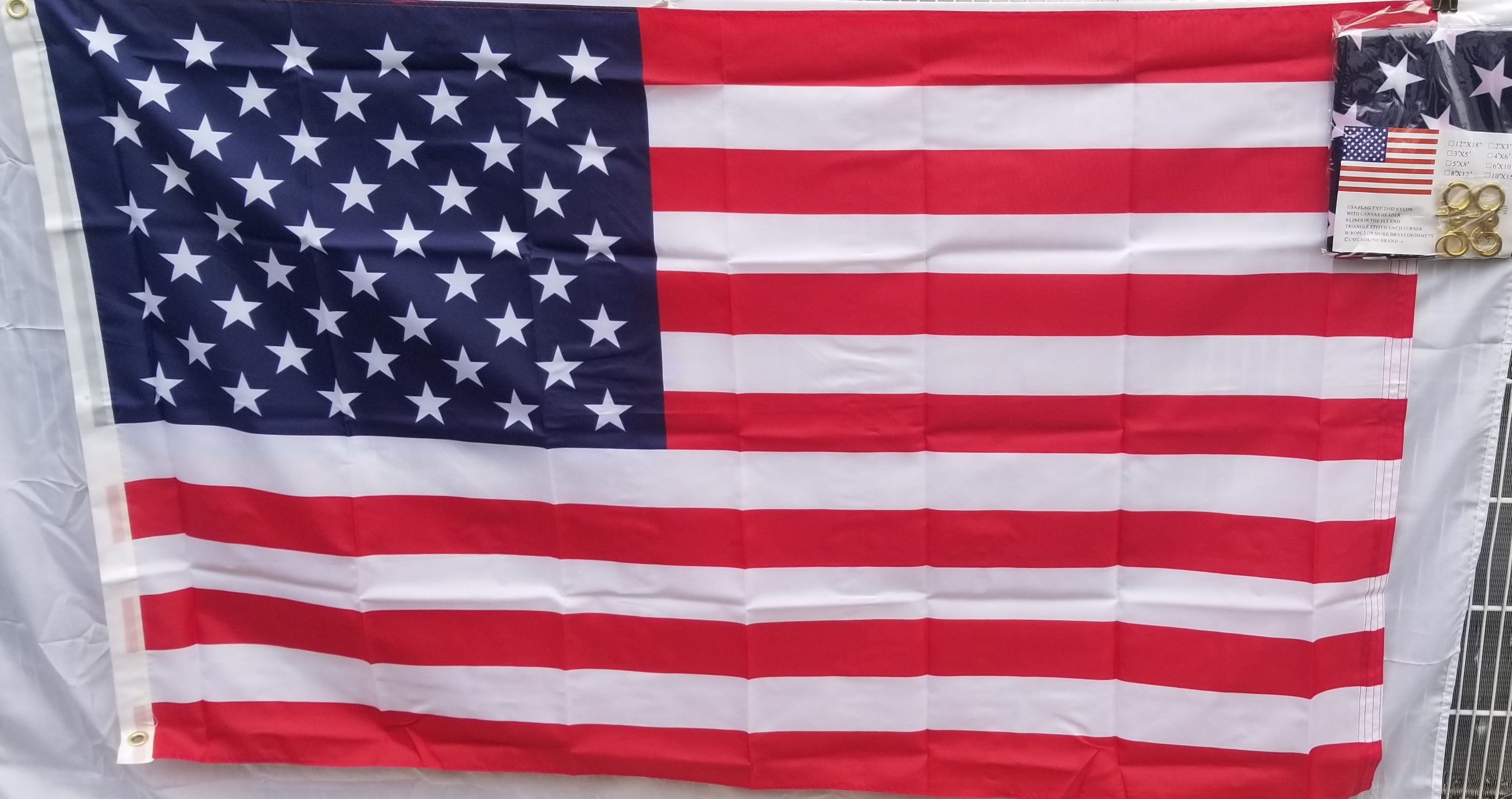 USA American Flags Factory Direct 210D Nylon 100% Rough Tex 3x5 Feet R