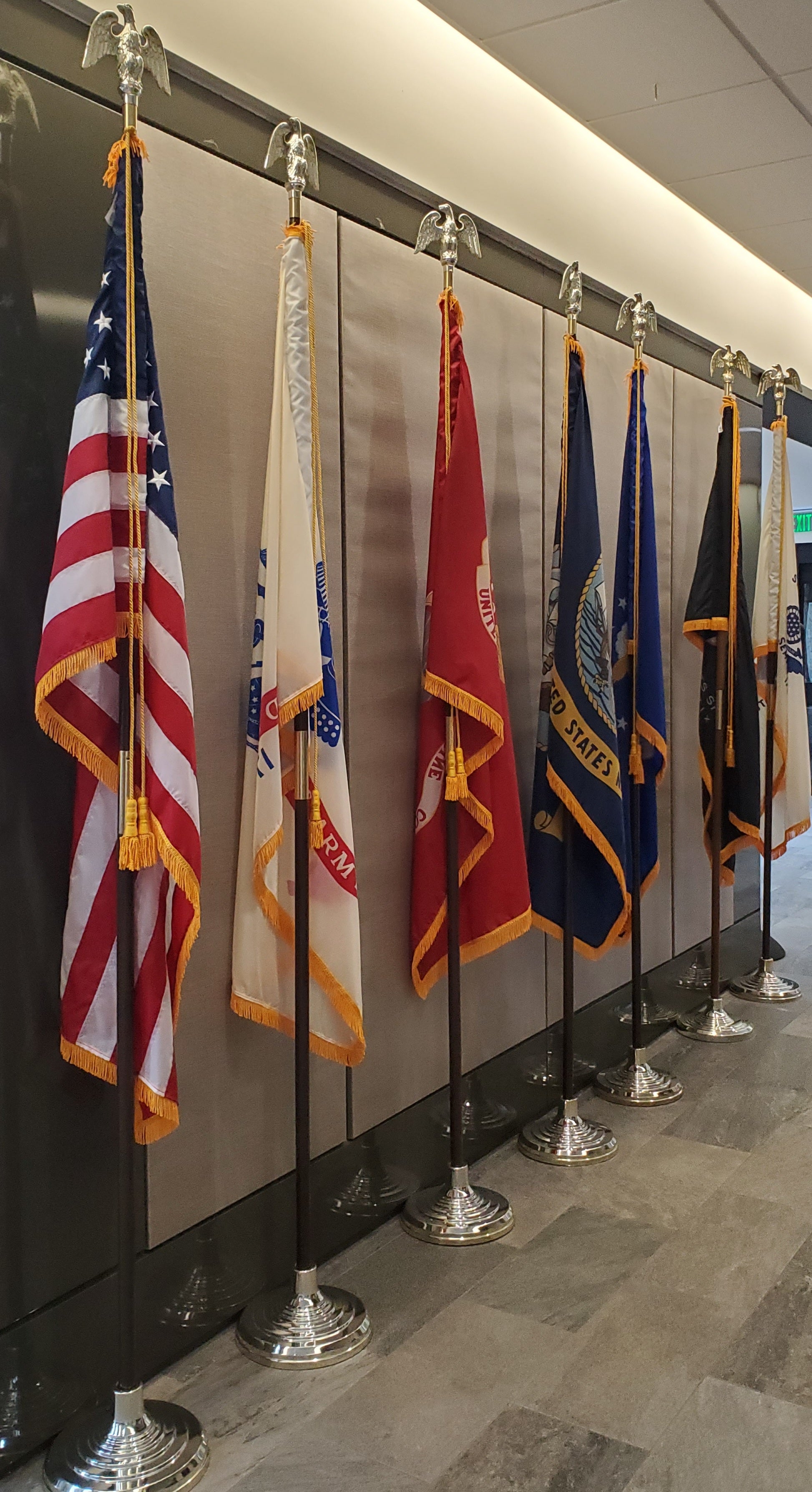 USA Government Indoor Flag Sets American POW MIA All Service Branches