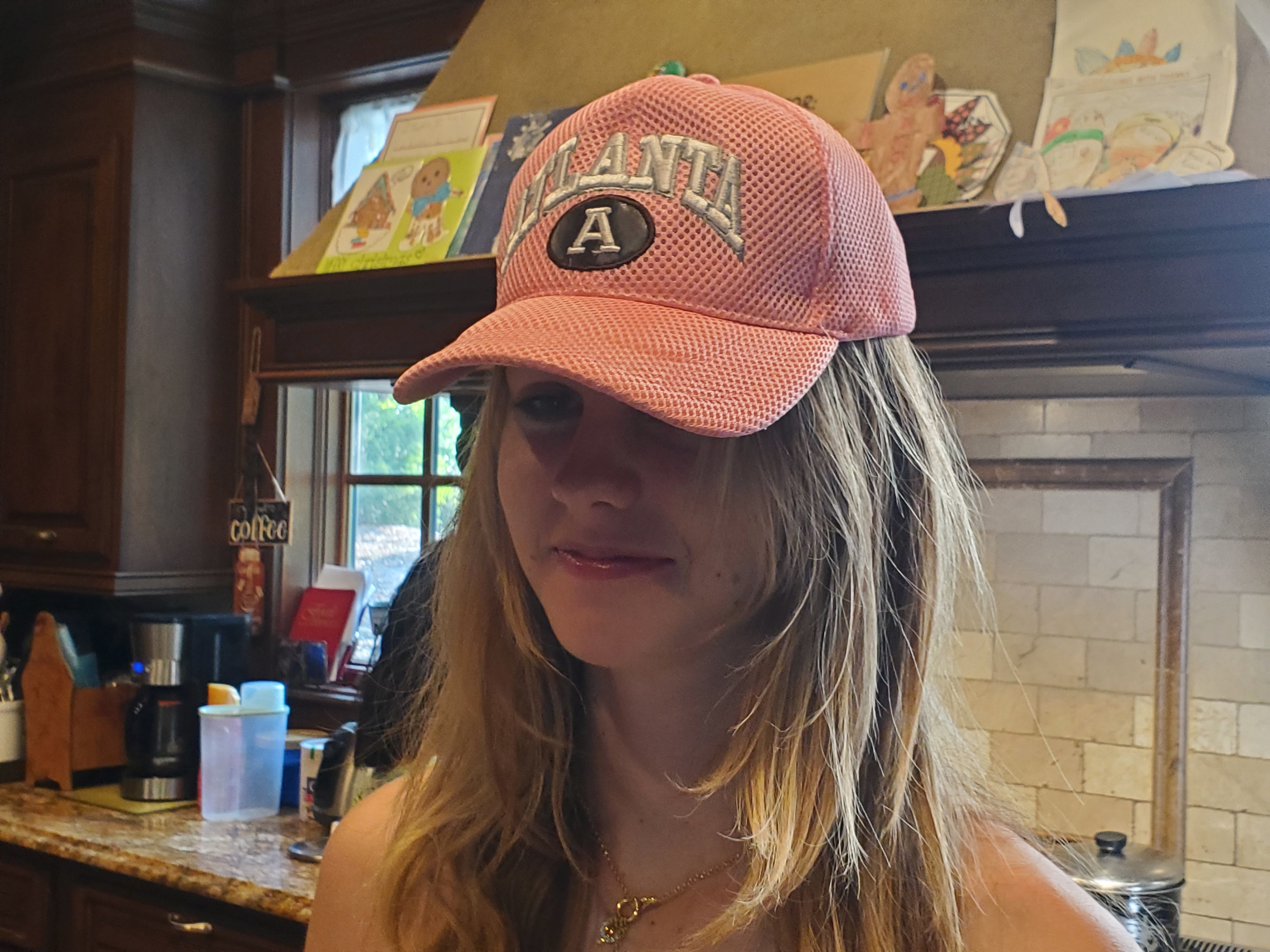Atlanta Pink Classic Cap A 3D