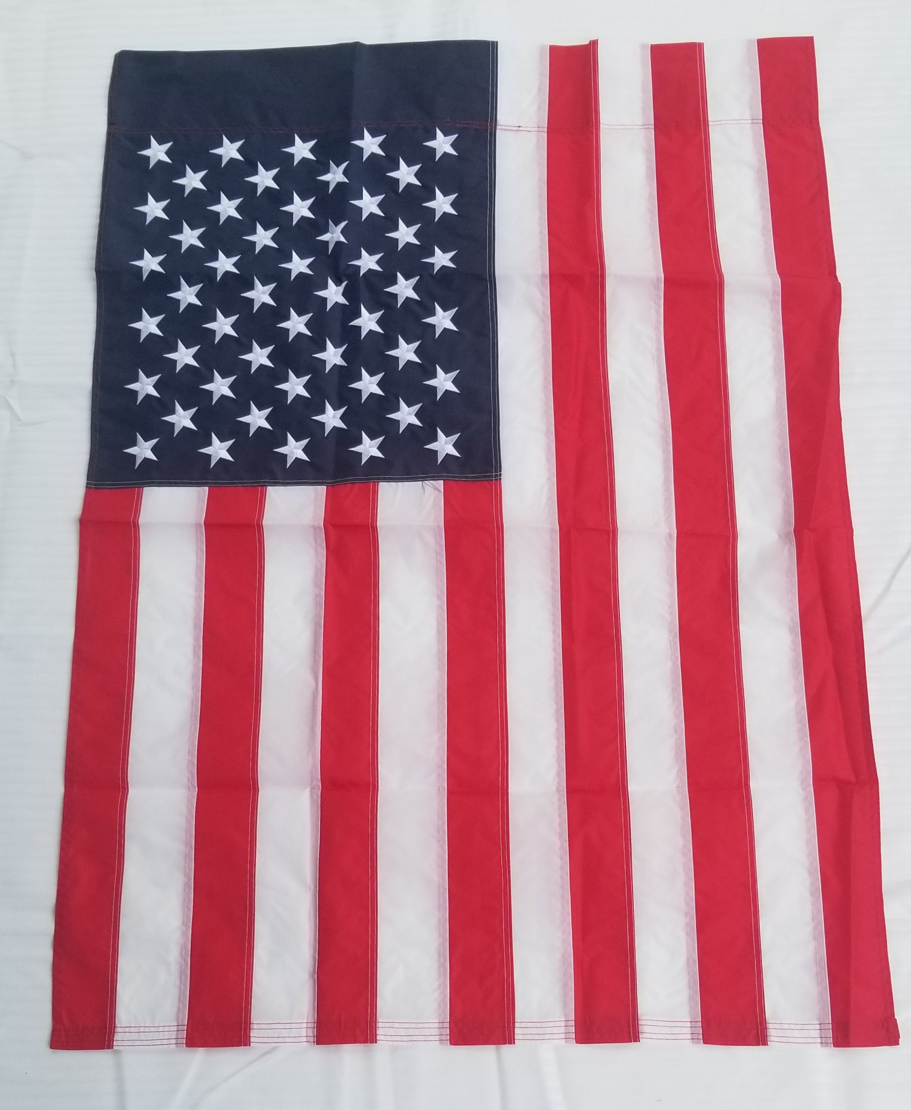 USA American 28"x40" Embroidered Flag ROUGH TEX® Banner