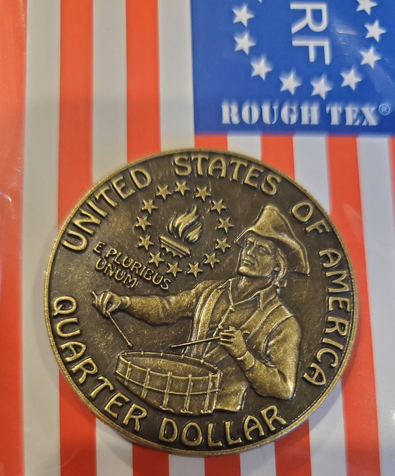 American 1776 Patriot Pins Bicentennial Quarter Dollar Commemorative D