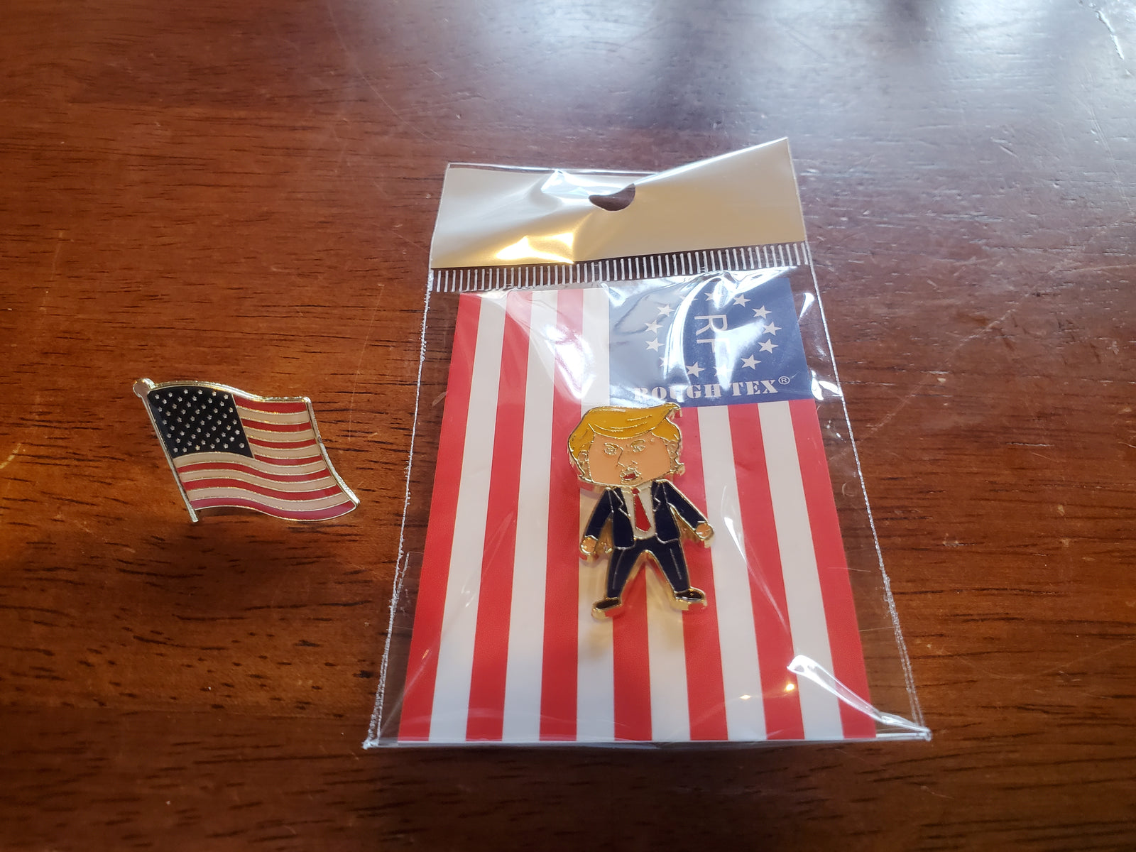 President Donald J Trump Commemorative Action Lapel Pins "Happy Trump