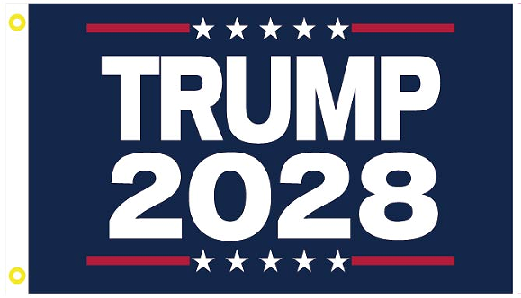 Trump 2028 3'x5' Flag ROUGH TEX® 100D