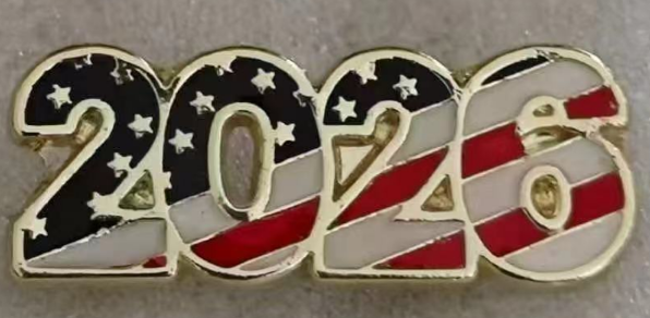 2026 USA American Flag Lapel Pin