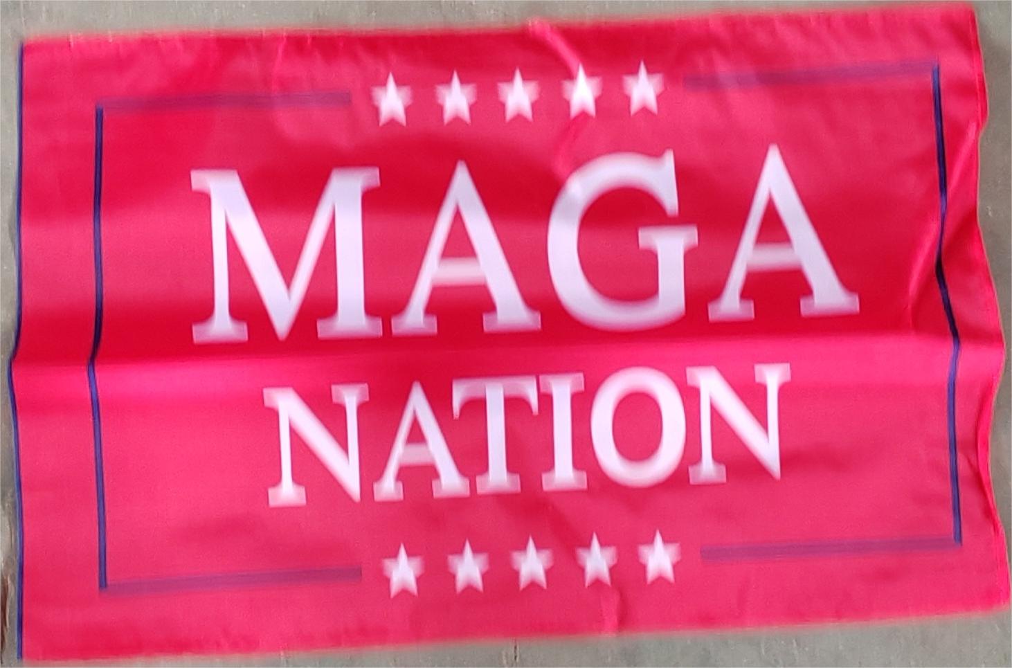 MAGA Nation 12"x18" Flag ROUGH TEX® 68D