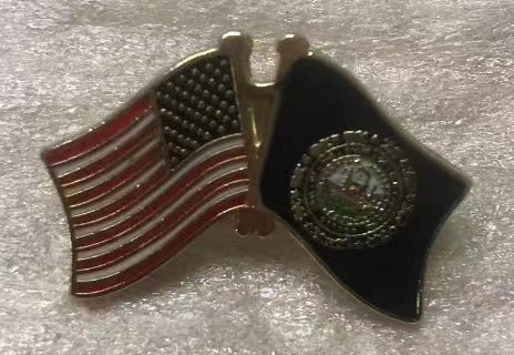 USA & New Hampshire Friendship Lapel Pin