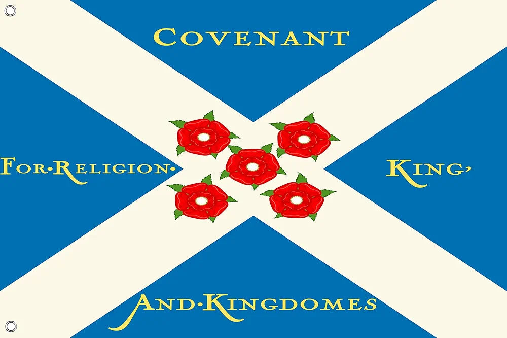 Covenanters Flag 1623 Scottish Protestant 3x5 100D Double Sided Ships