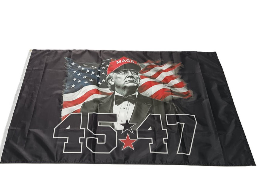 Trump 45 47 USA 3'X5' Flag ROUGH TEX® 100D
