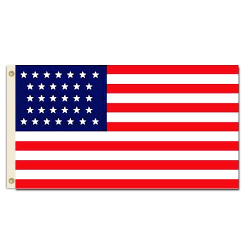 USA 32 Stars 1858 American Flag 4'x6' Feet 600D Vintage Made to Order