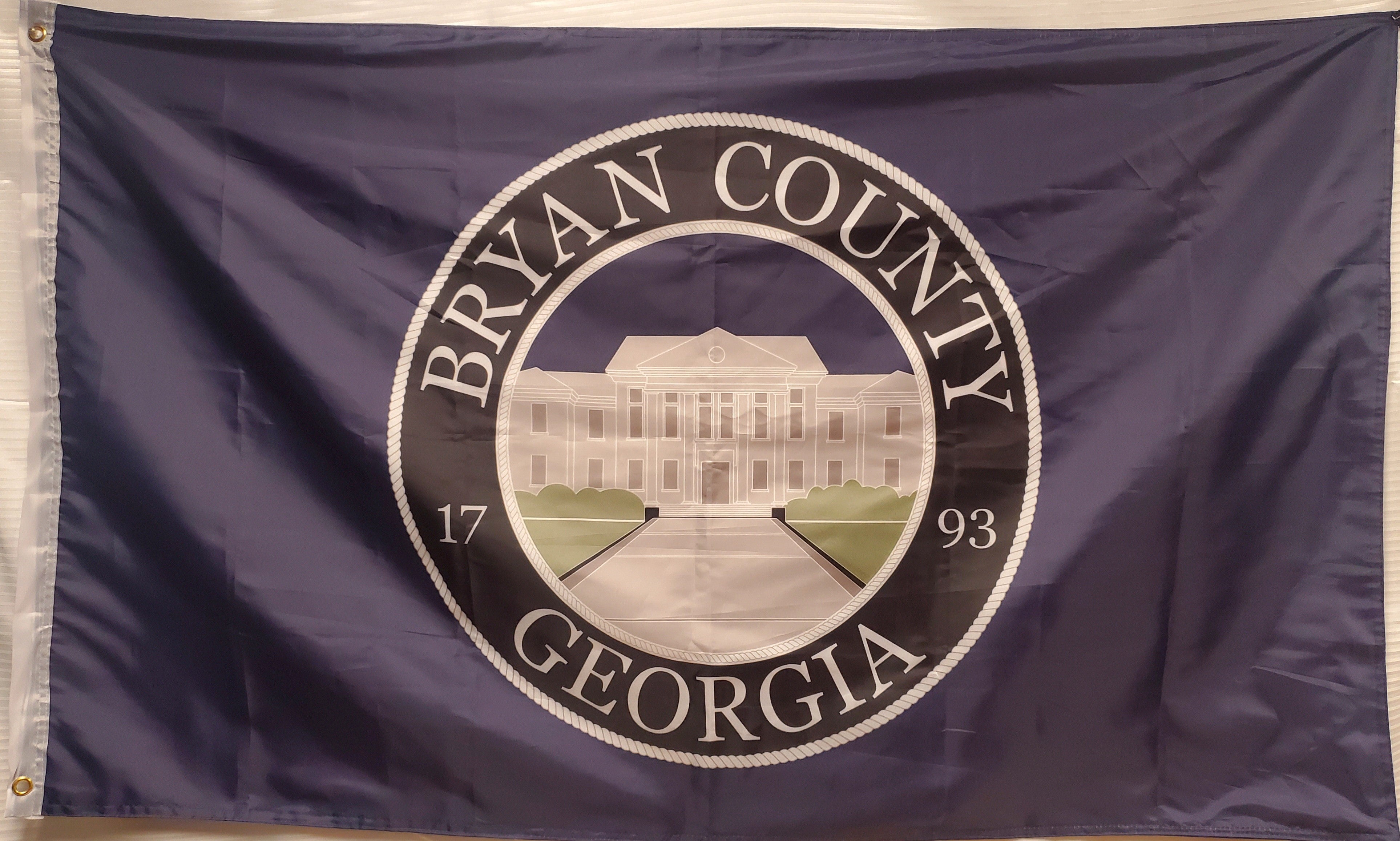 Bryan County Georgia Official Flag 3'x5' Flag Nylon Printed Double Sid
