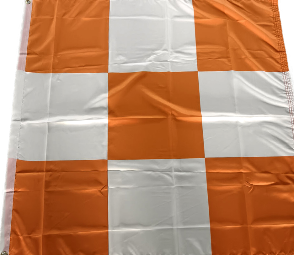 Airport Safety Flag 3'x3' 100D FAA Approved Safety Airplane Trucker Fl
