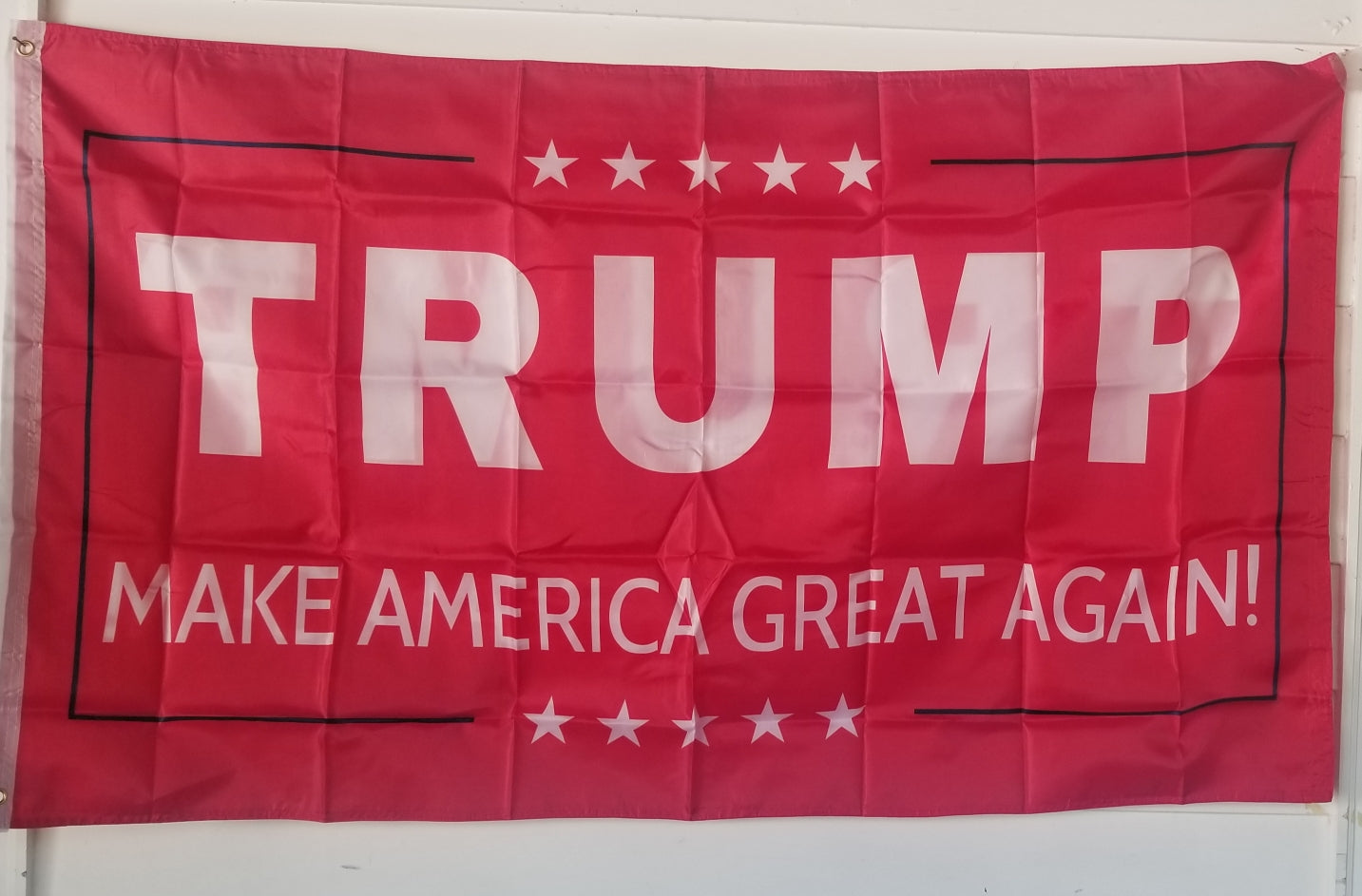 Trump Make America Great Again Red Flag 3x5 150D Nylon Double Sided Fl