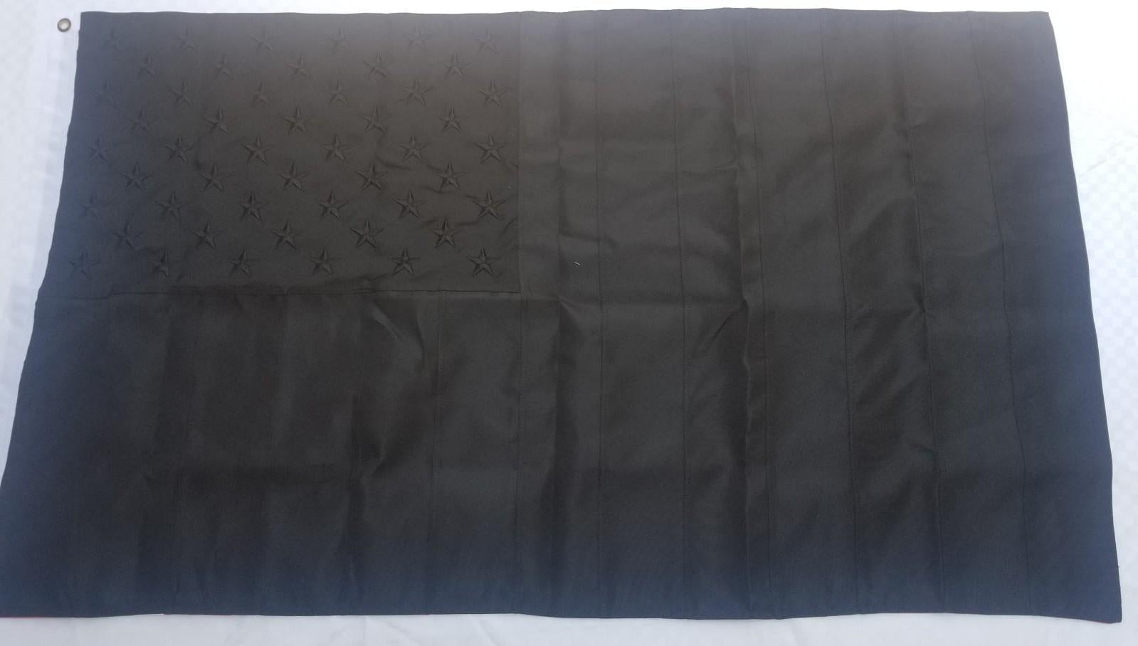 US Civil Peace Blackout 3'X5' Embroidered Flag ROUGH TEX® 600D Nylon