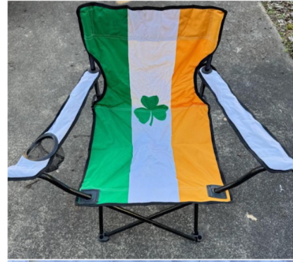 Ireland Shamrock Foldable Beach Chair