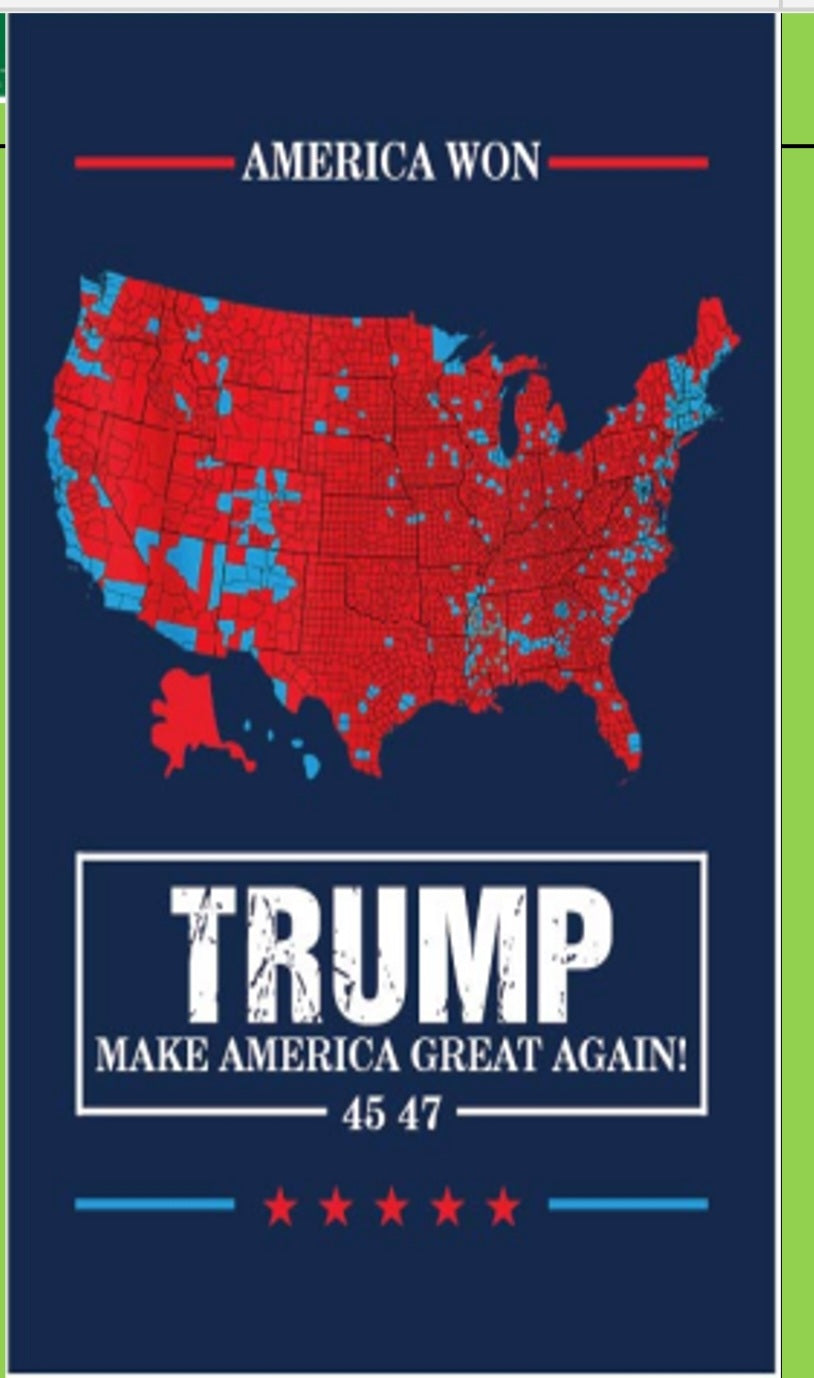 Donald J. Trump America Won Make America Great Again USA Garden Flag 1