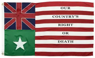 Baker’s Flag of San Felipe 3×5 2-Ply 600D Embroidered Texas Historic F