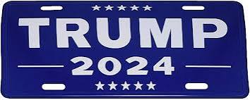 Twelve Pack Trump license plate assorted mixed auto tagss aluminum emb