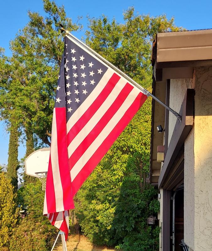 American Flag Printed Poly Cotton USA 3'x5' Flag with Grommets