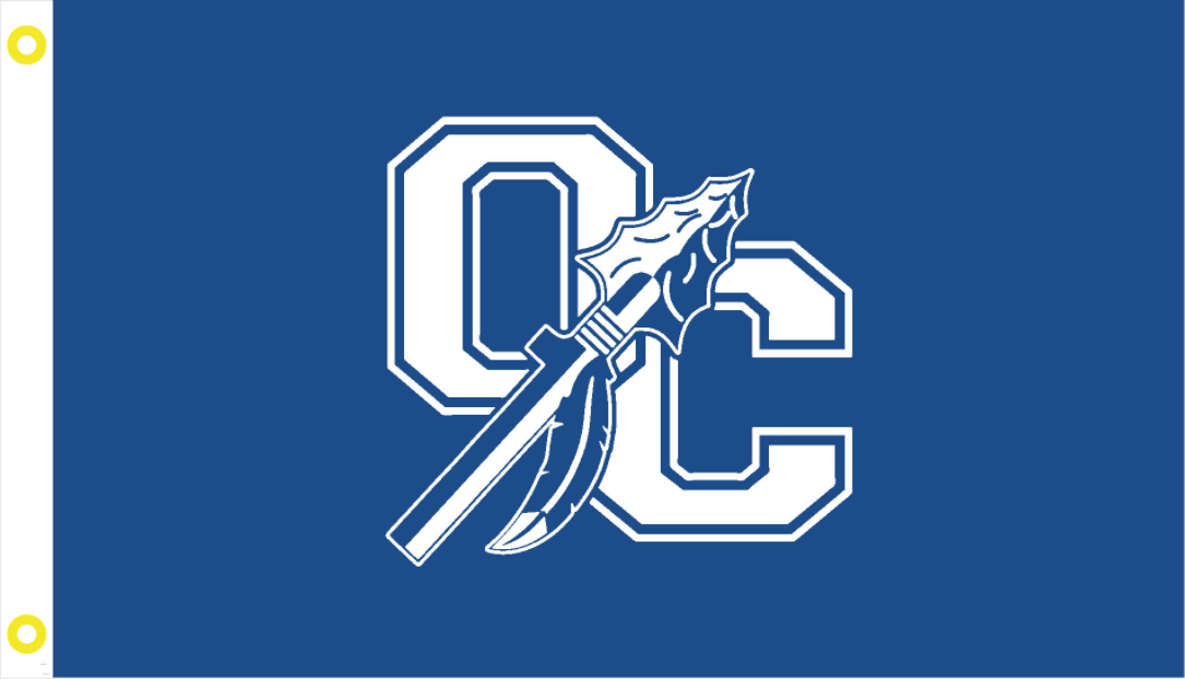 Oconee County High School Blue 3'X5' Flag ROUGH TEX® 100D Double Sided