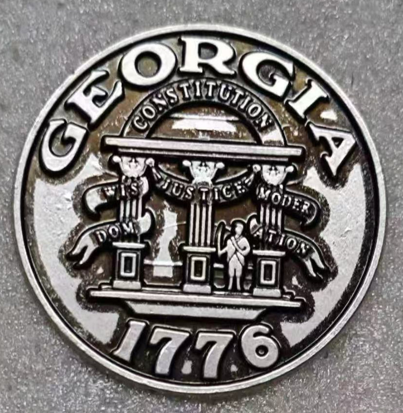 State of Georgia Seal Lapel Pin
