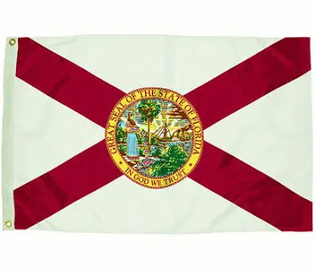 Florida Flags FL State 3x5 Feet 100% Nylon 12 Pack