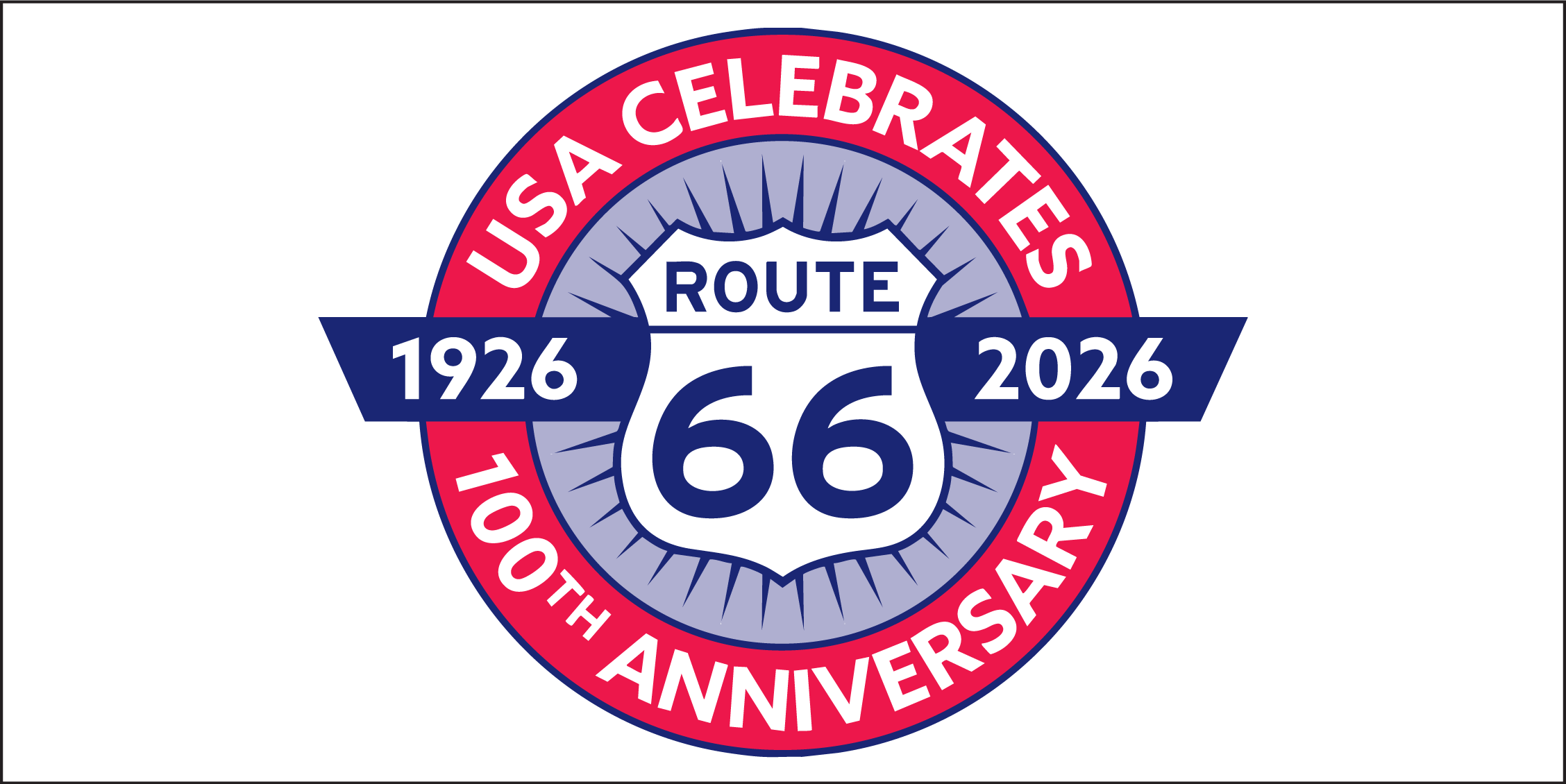 America Celebrates Route 66 100th Anniversary Bumper Stickers Made in