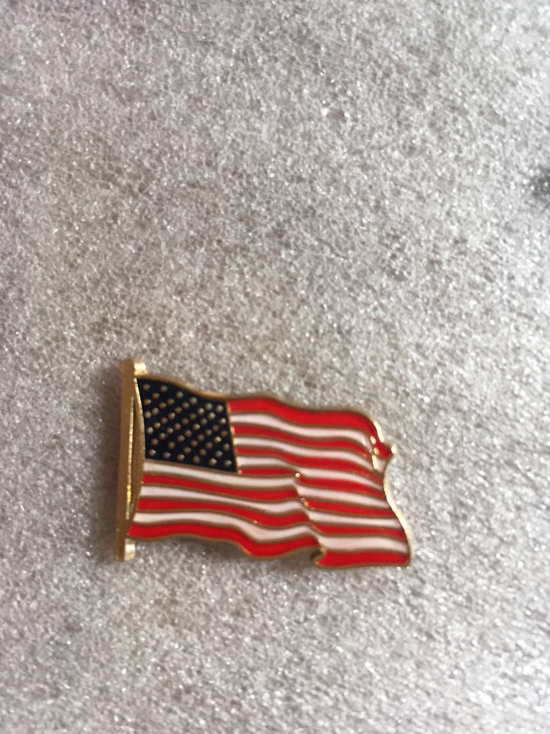 USA Wavy 2nd Version Lapel Pin