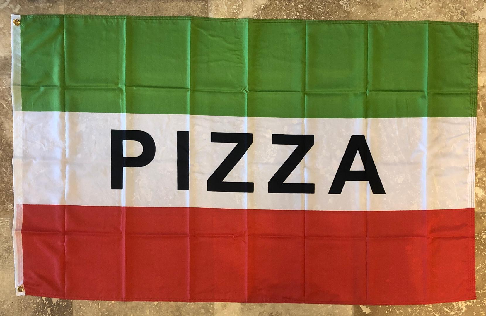 Pizza Banner Business 3'x5' 100D Flag Rough Tex
