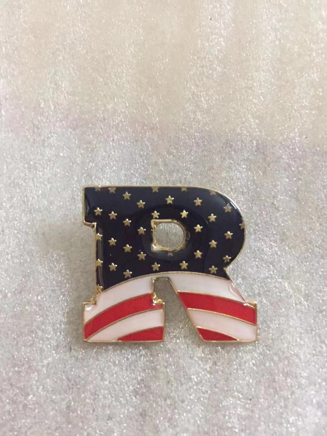 R Lapel Pin