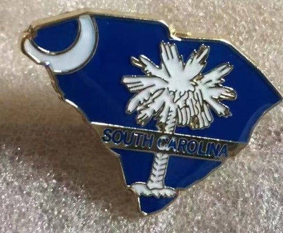 South Carolina State Royal Blue Lapel Pin