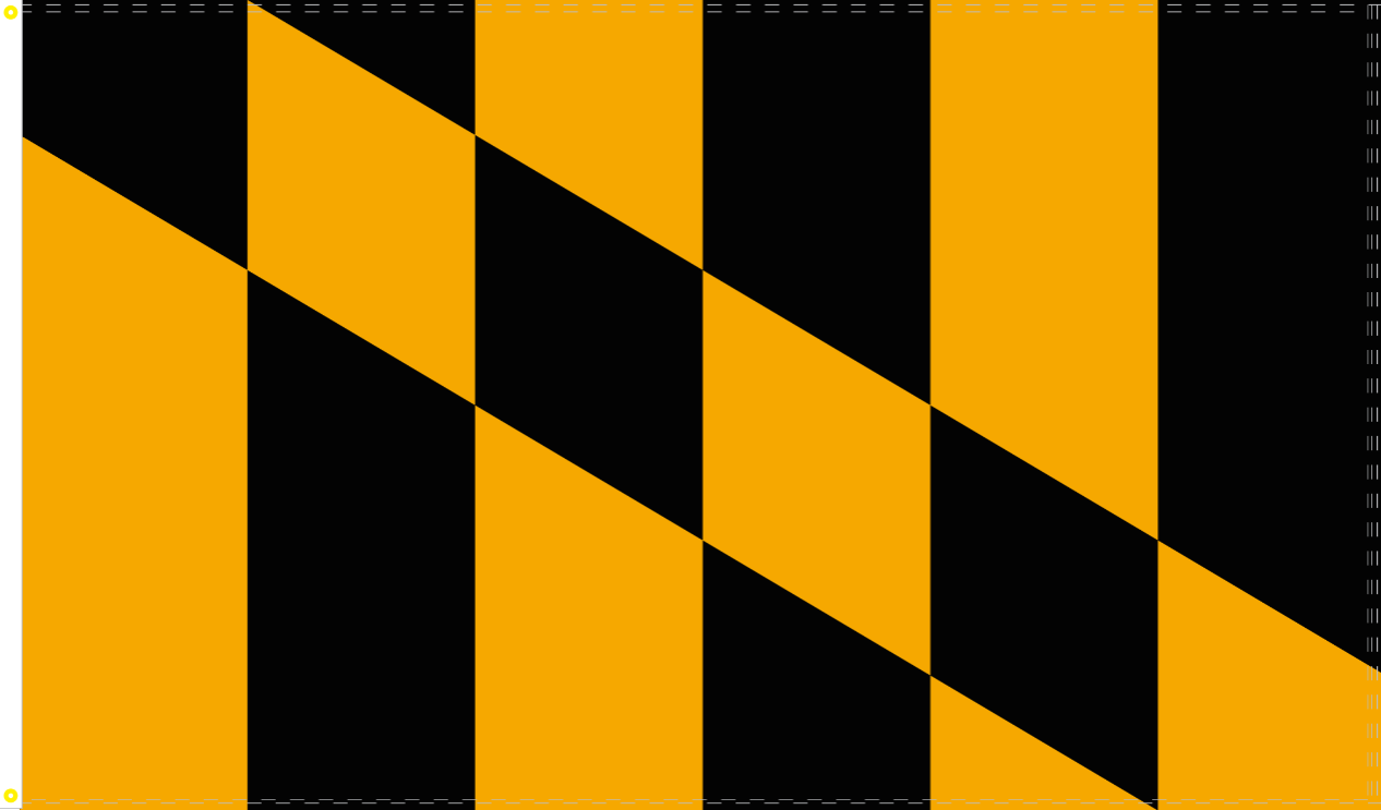 3'X5' 100D GEORGE CALVERT LORD OF BALTIMORE FLAG