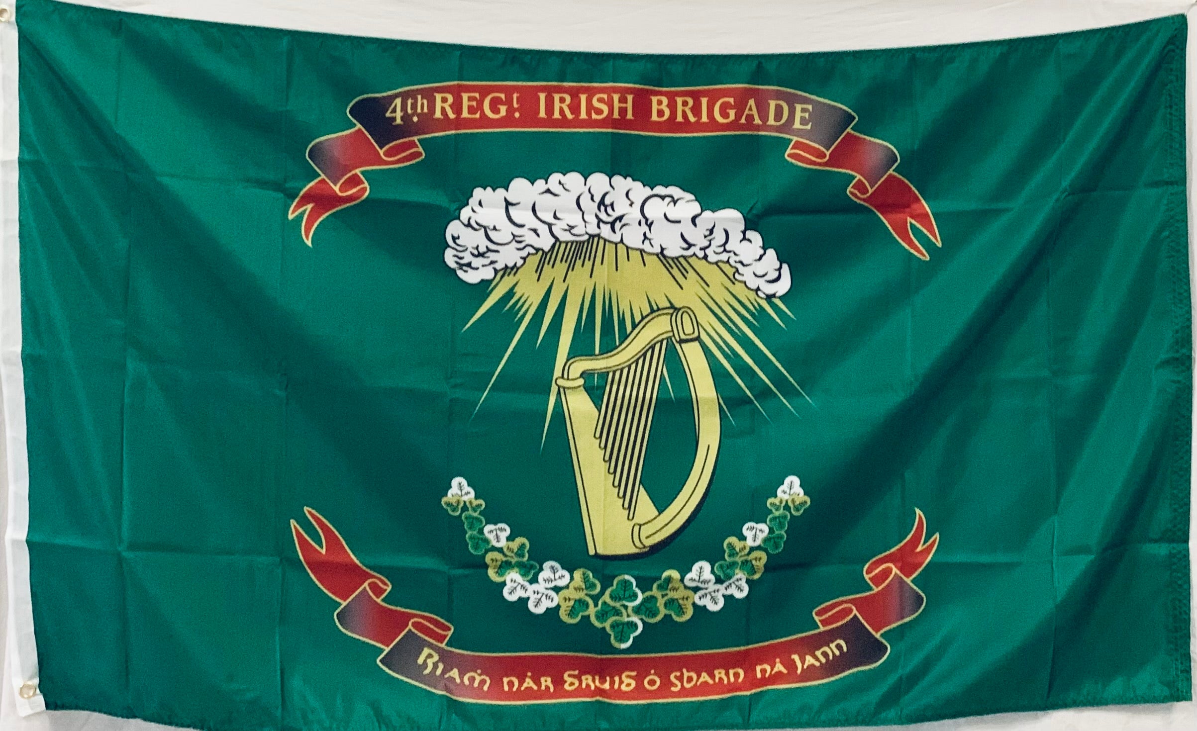 4th Massachusetts Irish Brigade Regiment 3'X5' Flag Rough Tex® 100D