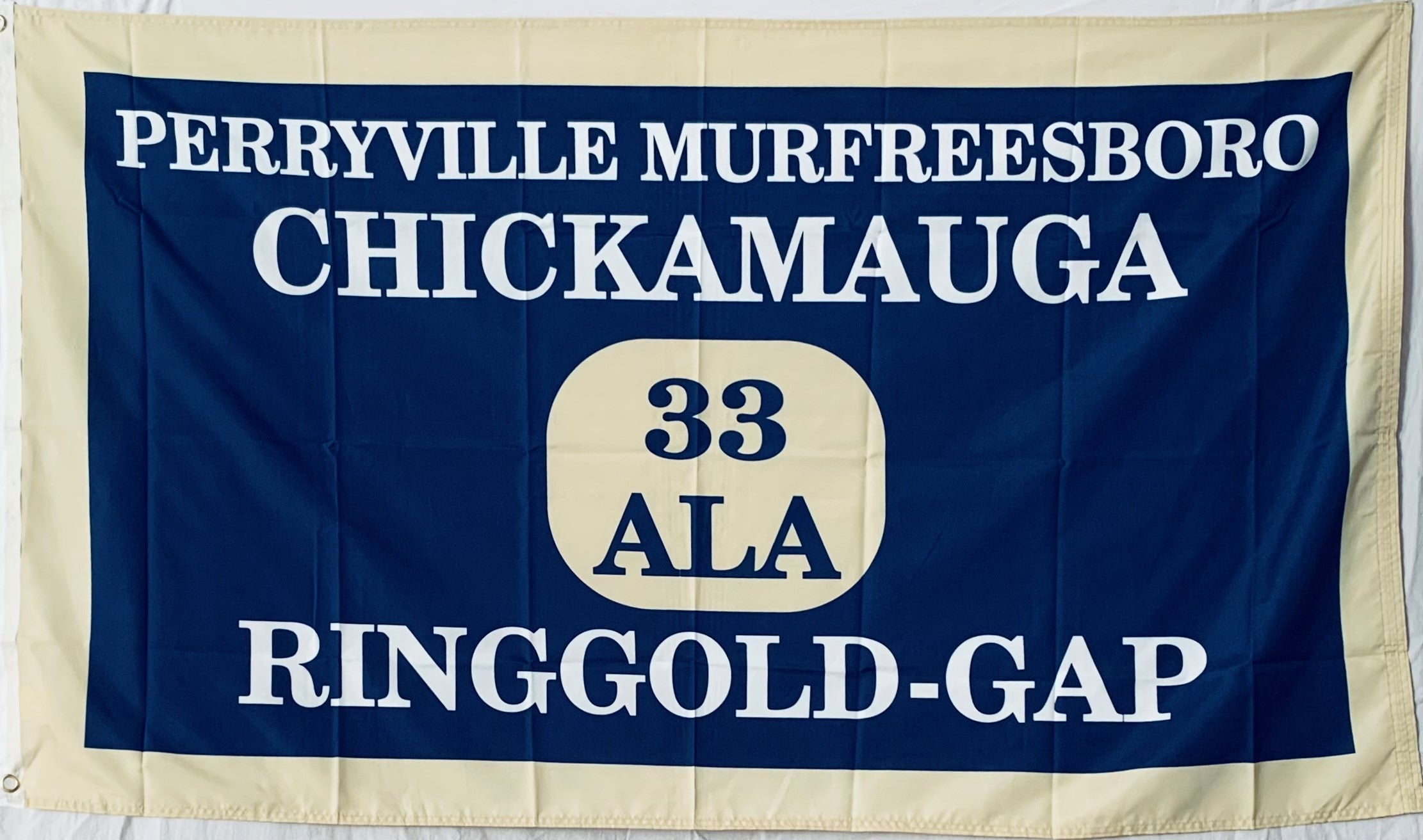 33rd Alabama 3'X5' Flag Rough Tex® 100D Chickamauga Perryville Murfree
