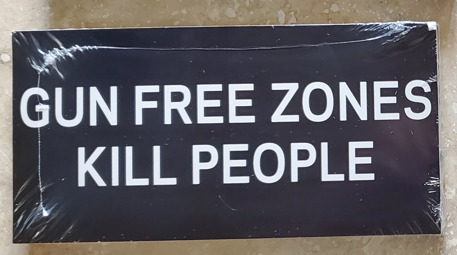 GUN FREE ZONES KILL PEOPLE Bumper Sticker