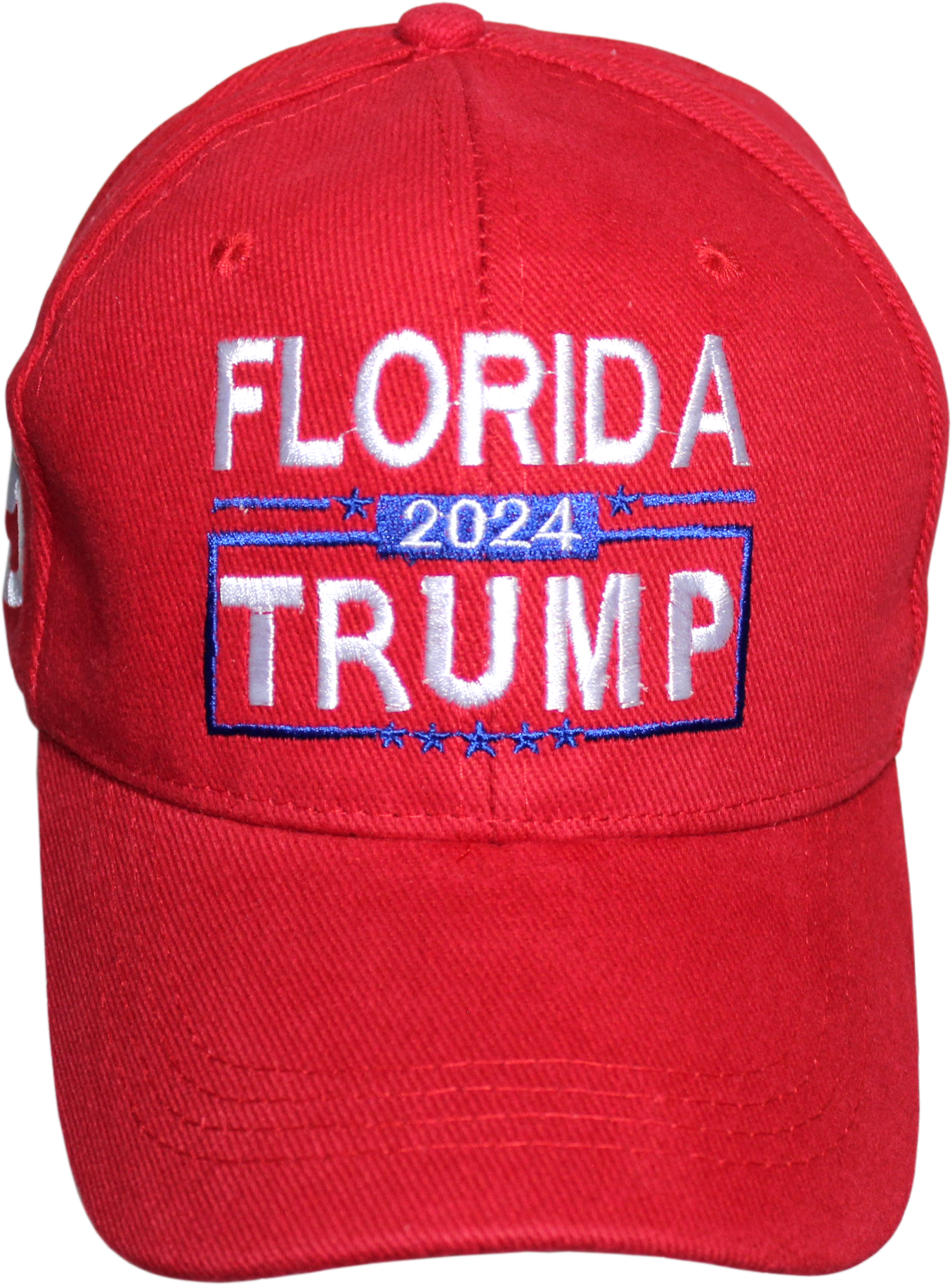 Florida Trump 2024 USA 45 Red Embroidered Cap