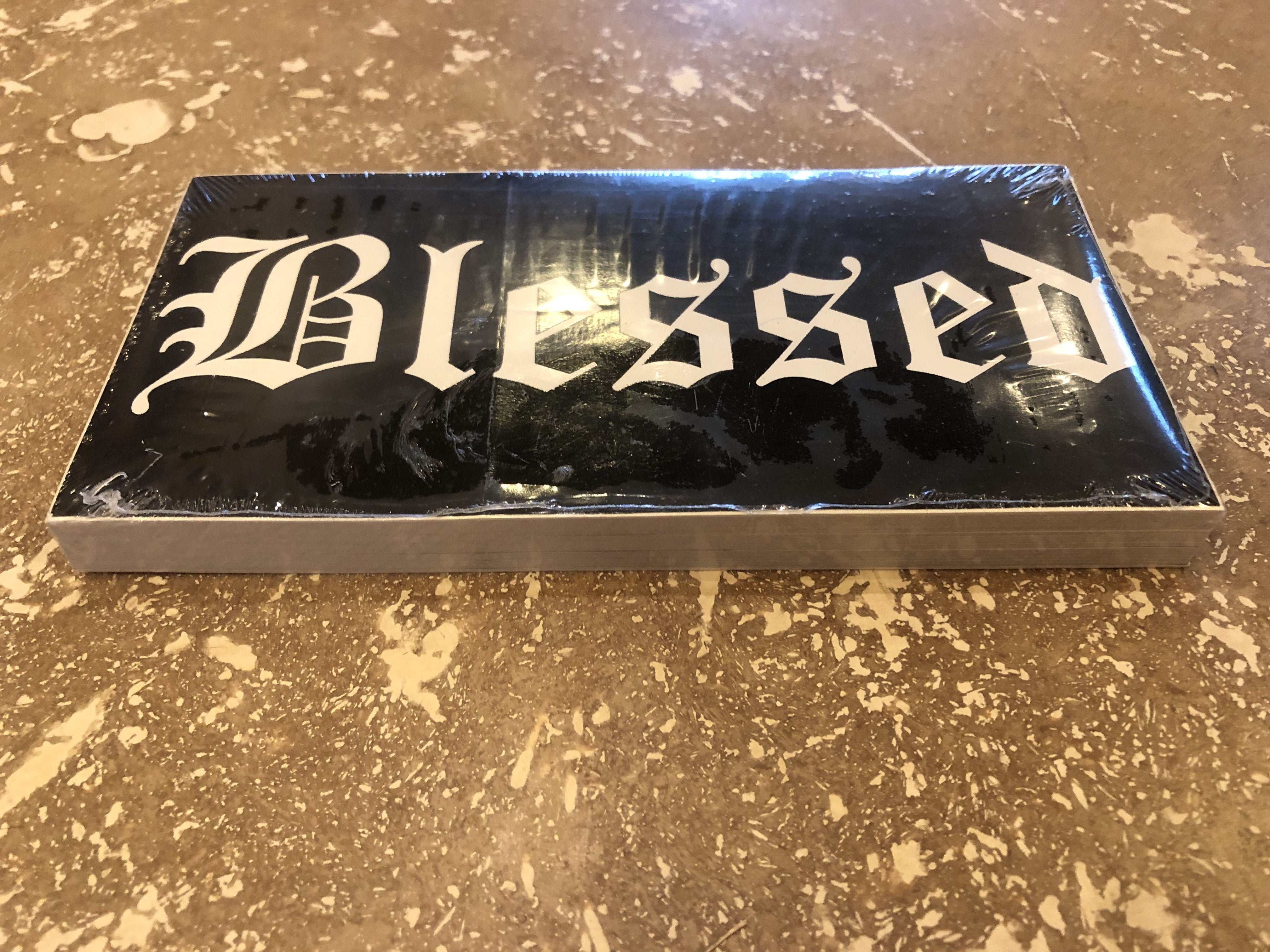 BLESSED OFFICIAL BUMPER STICKER PACK OF 50 BUMPER STICKERS MADE IN USA