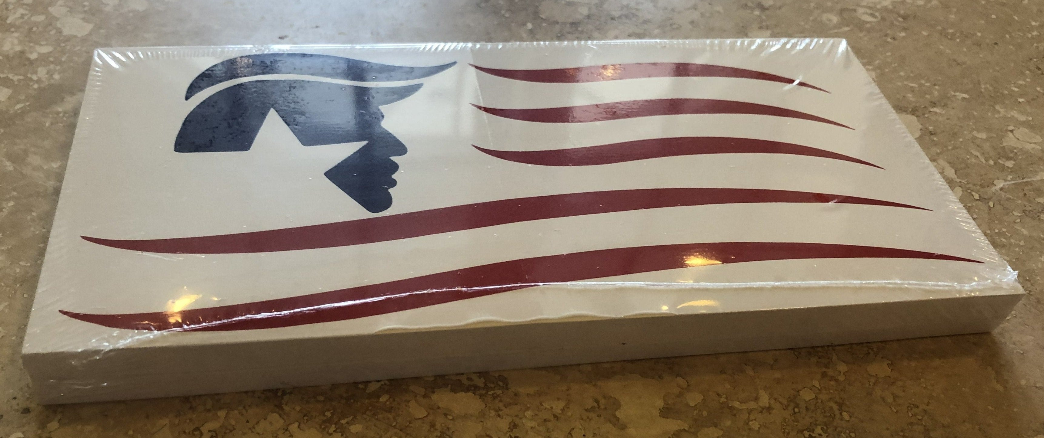 TRUMP USA OFFICIAL FLAG BUMPER STICKER PACK OF 50 BUMPER STICKERS MADE