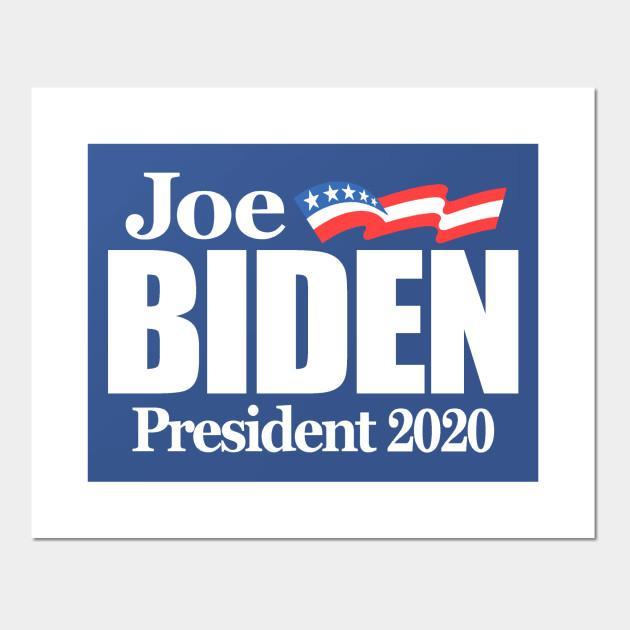 Joe Biden President 2020 Blue 8''X12'' Stick Flag With 22" Stick Rough