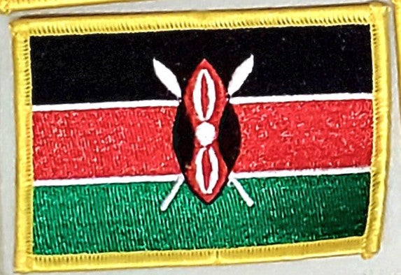 Kenya Embroidered Patch