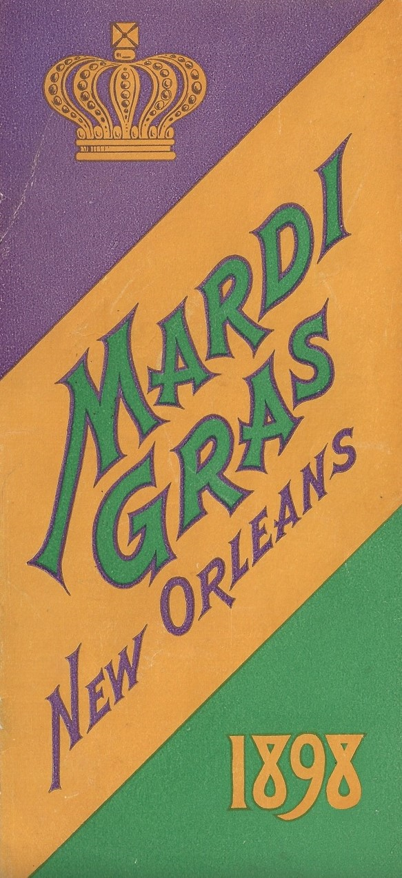 Mardi Gras 1898 New Orleans 3'X5' Flag Rough Tex® 100D Banner with Sle