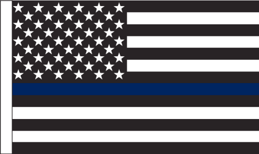 20'x30' US POLICE MEMORIAL 600D FLAG