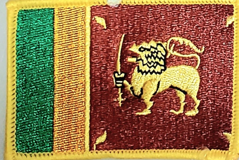 Sri Lanka Embroidered Patch