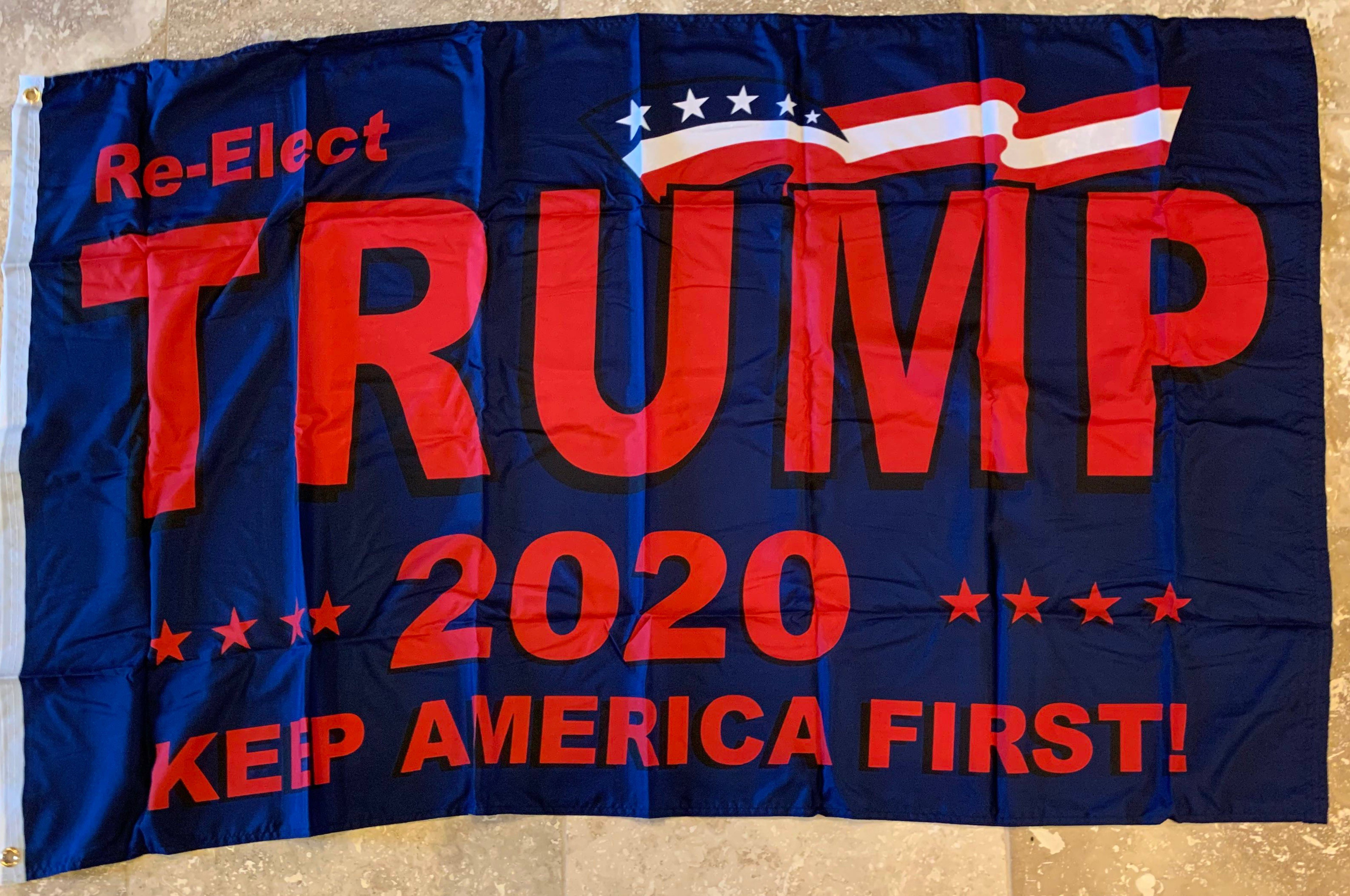 Trump Reelect 2020 3'x5' 100D Flag Rough Tex