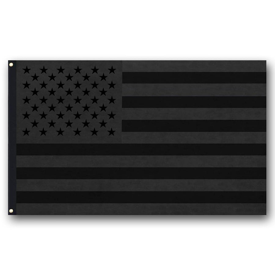 Blackout US Flag 3'x5' 68D